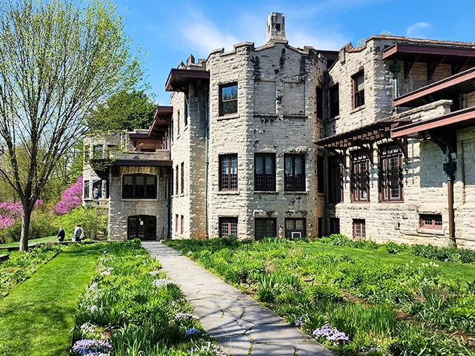 Fair Lane: Where Henry Ford's genius met Clara's green thumb. This stone castle whispers tales of automotive royalty and blooming gardens.