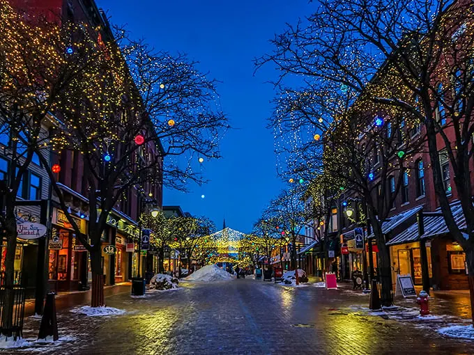 Stowe: Where ski bums and sugar plum fairies coexist. This winter playground dresses up for the holidays with twinkling charm.