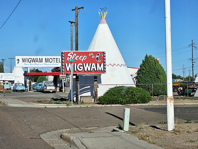 Who needs a five-star hotel when you can have a five-teepee motel? Park your wagon and stay a while!