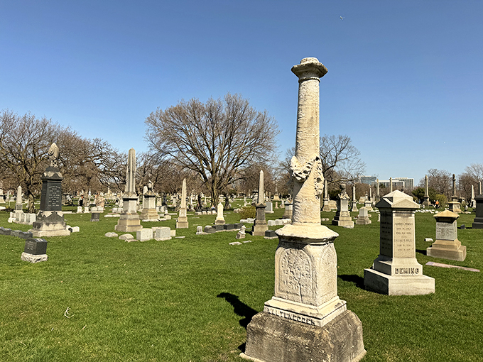 "Navigate through a sea of monuments on this detour. It's like a road map of Chicago's greatest hits!"