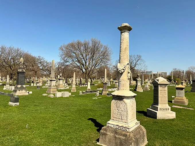 "Navigate through a sea of monuments on this detour. It's like a road map of Chicago's greatest hits!"