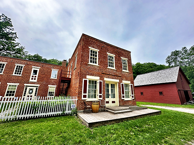 Nature's own fixer-upper! This quaint farmstead at Mystery Cave State Park is the perfect blend of rural charm and subterranean secrets.