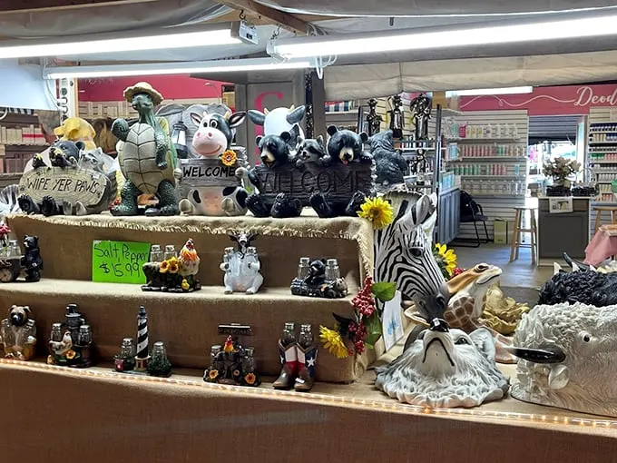 Welcome to the "Ceramic Zoo"! These critters won't bite, but they might just steal your heart. Perfect for adding whimsy to any garden party.