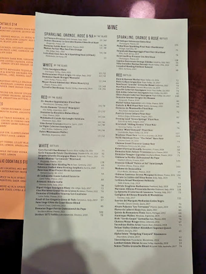 A wine list that'll make your taste buds do the cha-cha. From bubbly to bold reds, there's a perfect pairing for every palate.