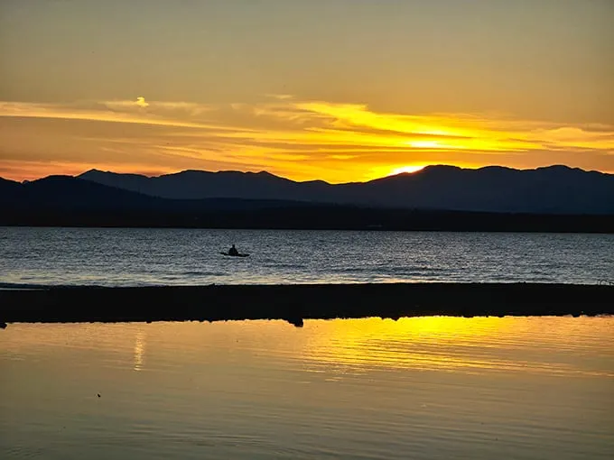 Witness a Lake Champlain sunset that'll make you swear off Netflix for good. Pure, unscripted drama at its finest.