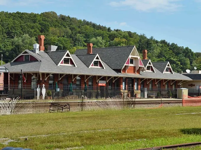 A slice of Americana served with a side of railroad history. This depot's got more stories than your grandpa after his third cup of coffee.