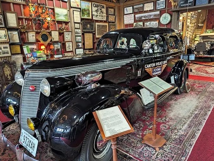 Holy horsepower! The Canton Classic Car Museum is like your coolest uncle's garage, but with way more chrome and less oil stains.