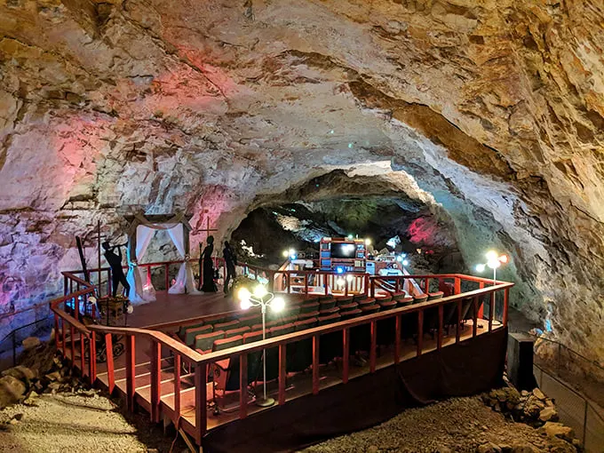 Underground glamping, anyone? This subterranean suite is perfect for those who find regular hotel rooms just too... above ground.