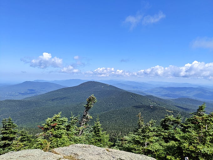 Killington's summit: Five states, one view. It's like being on top of New England's family tree.