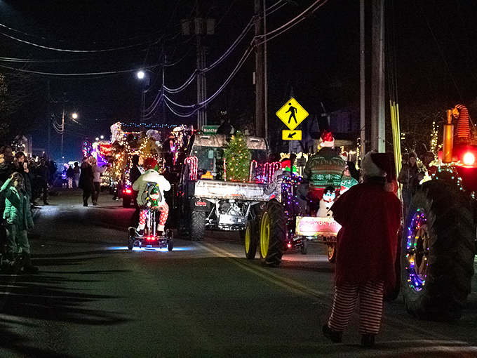 Dashing through the snow, Manchester-style. Horse-drawn sleigh rides add a touch of Currier and Ives to this picturesque town.