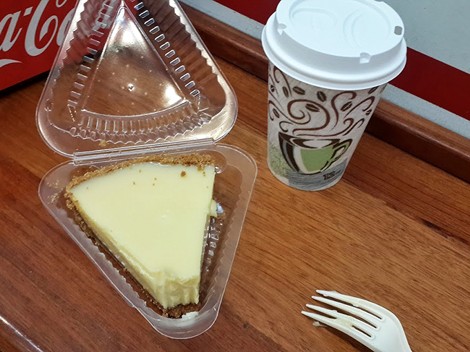 Key lime pie and coffee: the dynamic duo of desserts. It's like Batman and Robin, if they fought crime with deliciousness instead of gadgets.