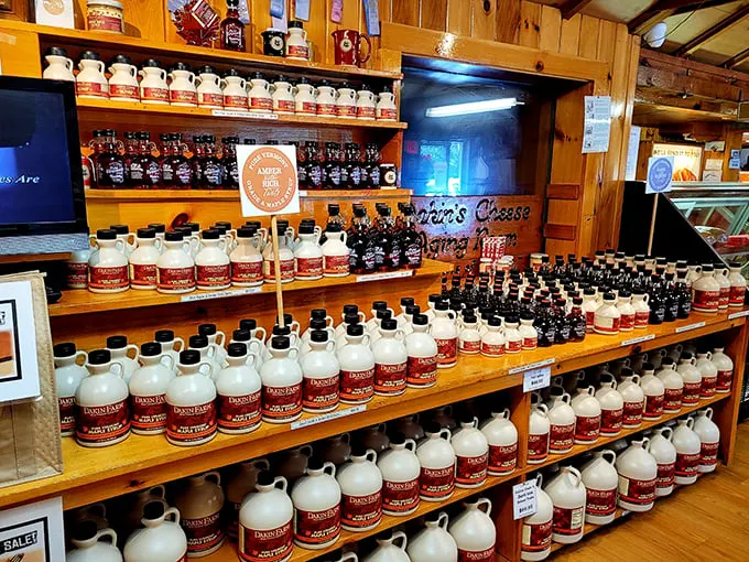 Maple syrup central! With more grades than a report card, this liquid gold collection is the stuff pancake dreams are made of.