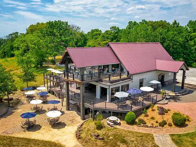 Elevated pit stop! Feather Hills' lofty location proves the journey uphill is always worth it.