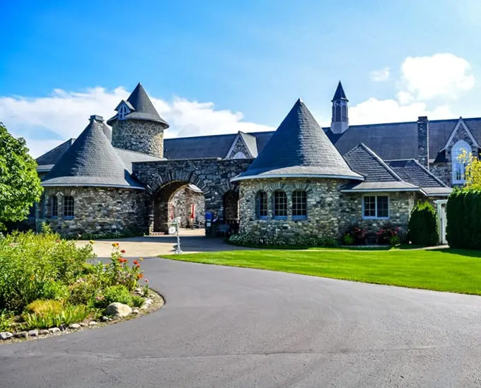 From milk to matrimony: Castle Farms has worn many crowns. Today, it's the perfect spot for fairy-tale weddings – dragons not included.