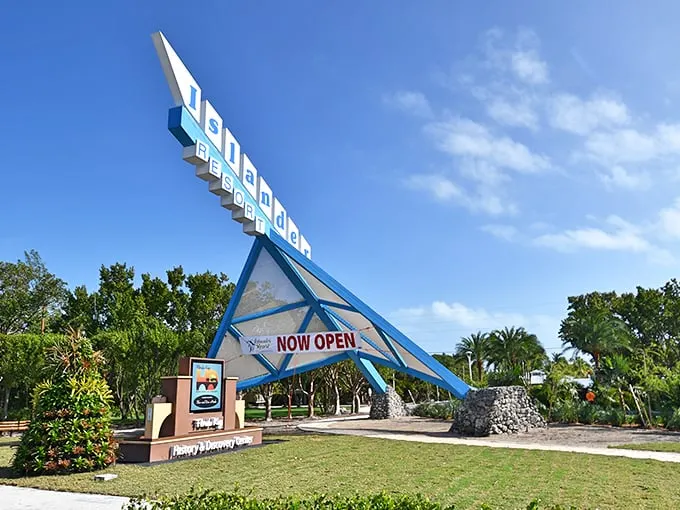 Dock your car and set sail through time at this Keys pit stop.