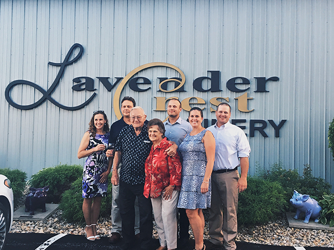 Family, friends, and fermented grapes – the holy trinity of a good time. These folks have found their happy place at Lavender Crest.