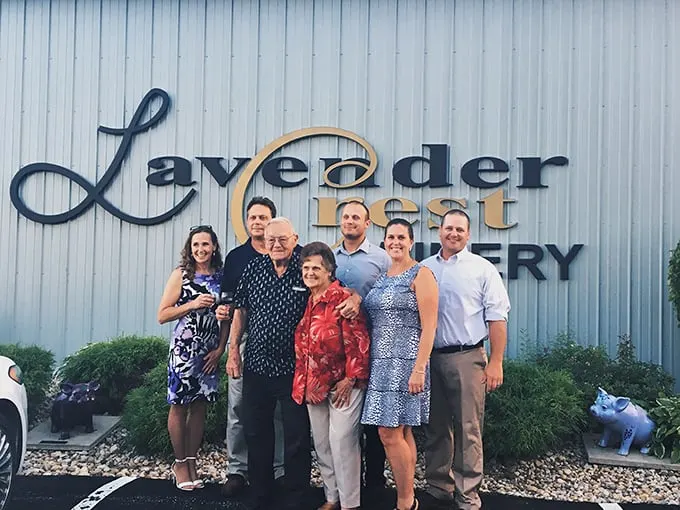 Family, friends, and fermented grapes – the holy trinity of a good time. These folks have found their happy place at Lavender Crest.