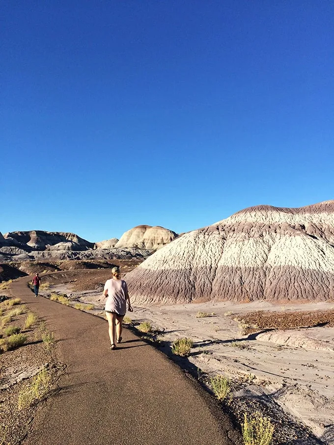 Walking on sunshine... and millions of years of history. This trail's got more layers than a celebrity wedding cake!