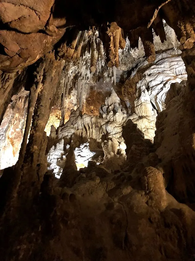 Mother Nature's chandelier shop! These stunning formations are proof that sometimes, the best interior designers work underground.
