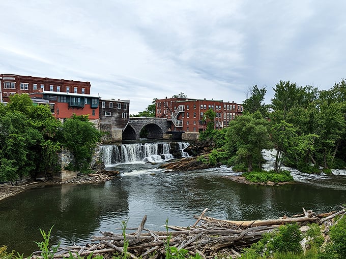 Middlebury: Where waterfalls and historic mills create a scene straight out of a fairy tale. Once upon a time in Vermont…