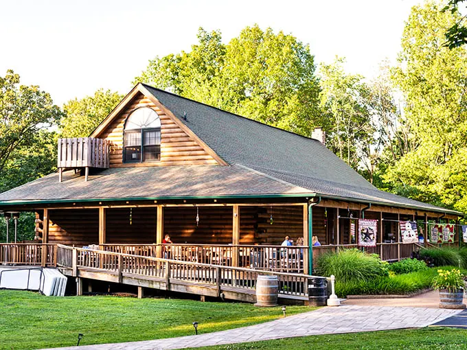 Roadside oasis alert! Pheasant Hollow's picturesque patio is the rest stop of your dreams.