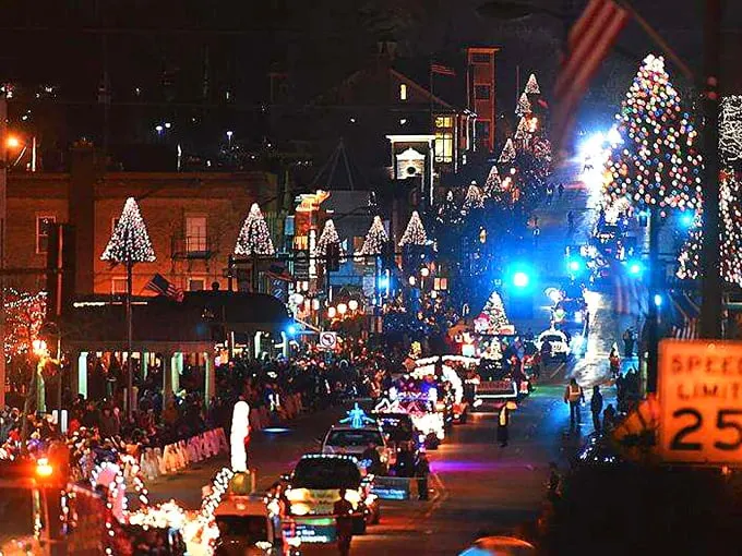 St. Charles or St. Nick's hometown? This river town's holiday spirit could melt even Scrooge's heart.