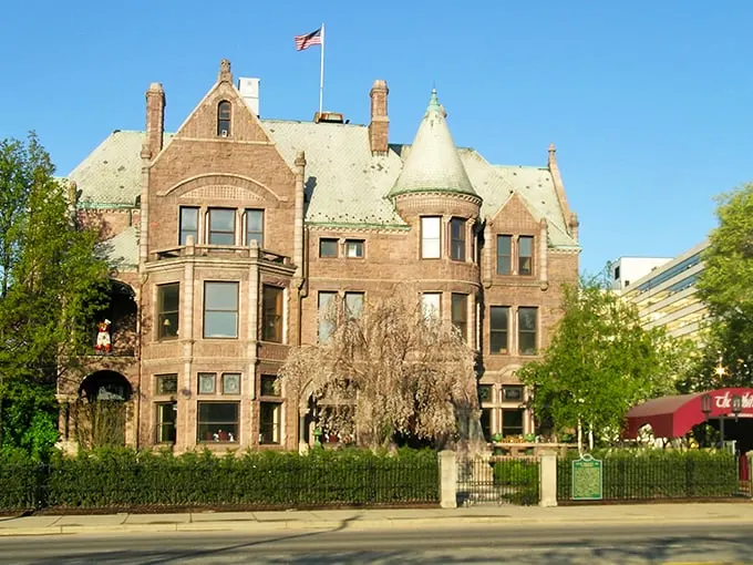 The Whitney: Where lumber baron luxury meets culinary artistry. Dine like a Gilded Age tycoon in this pink granite palace.