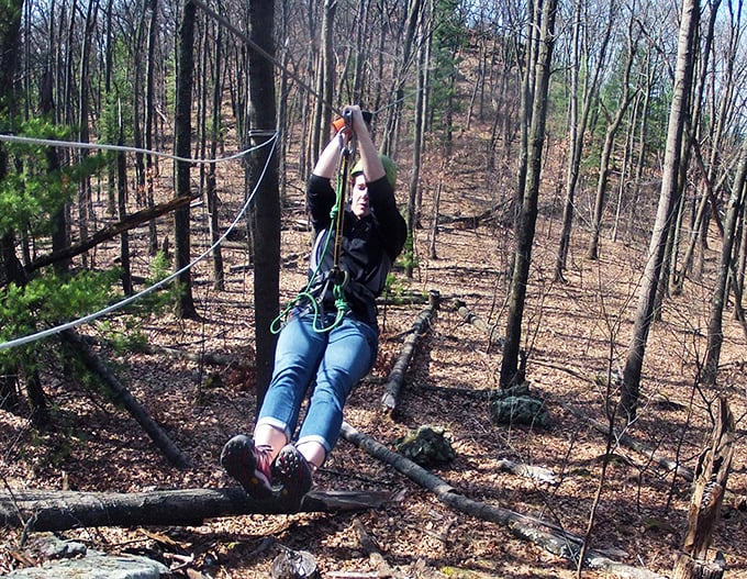 When your morning commute feels a bit too... grounded. Time to take the scenic route – about 50 feet up!