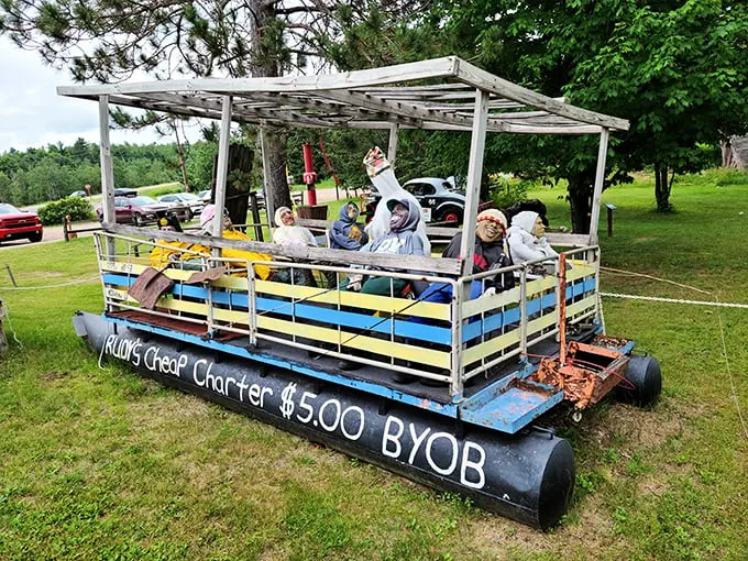 Part gift shop, part outdoor museum, all Yooper! This roadside attraction is a celebration of all things Upper Peninsula.