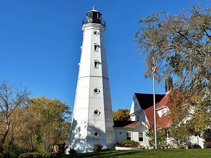 Queen Anne meets Captain Ahab in this stylish blend of lighthouse and Victorian architecture.