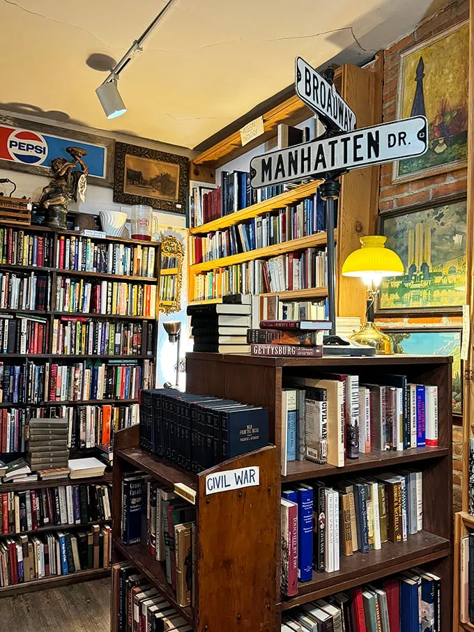 Calling all bibliophiles! This book nook is where stories come to retire and live out their golden years in style.