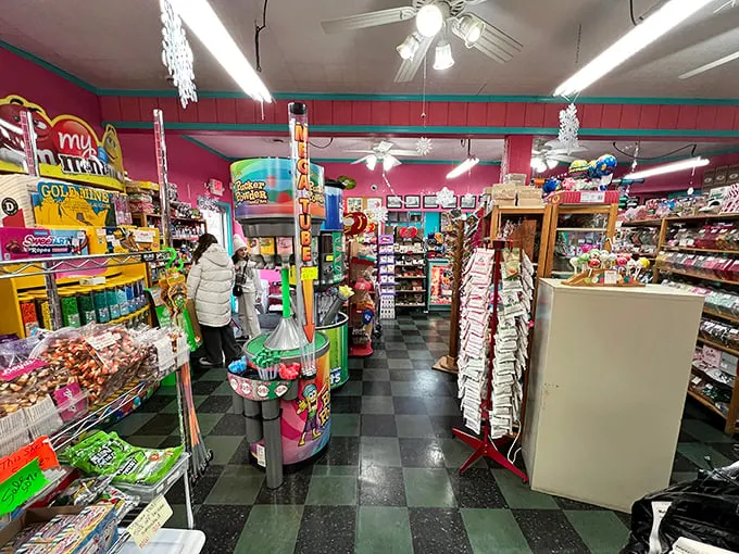 Kid in a candy store? More like everyone in candy heaven! Boyd's aisles are where age restrictions on joy go to die.