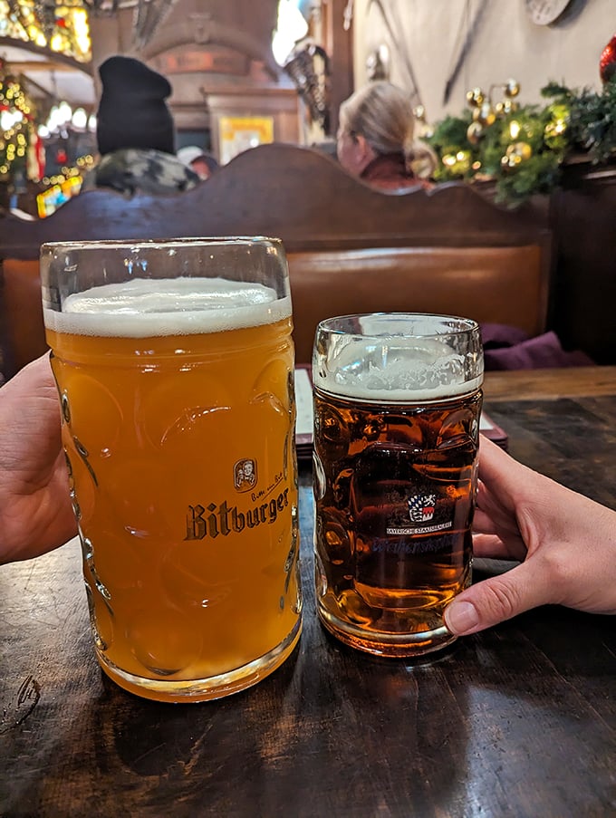 Cheers to choices! Whether you're Team Lager or Squad Stout, Mader's beer selection has you covered. Lederhosen optional, thirst mandatory.