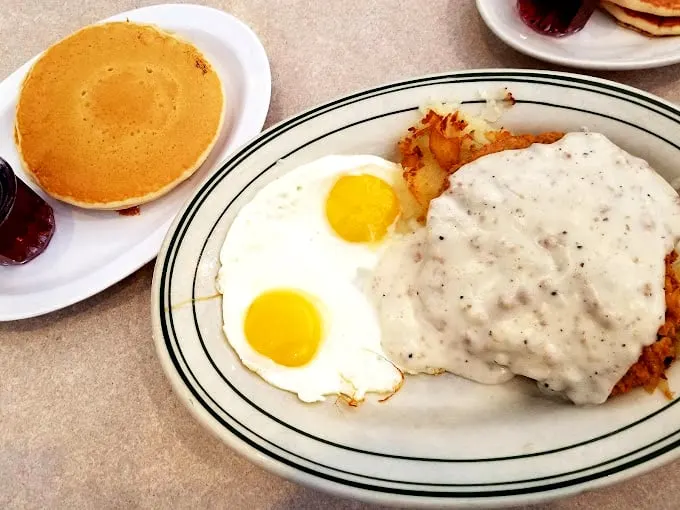Country fried steak: where comfort food meets culinary artistry. It's like a warm hug for your taste buds!