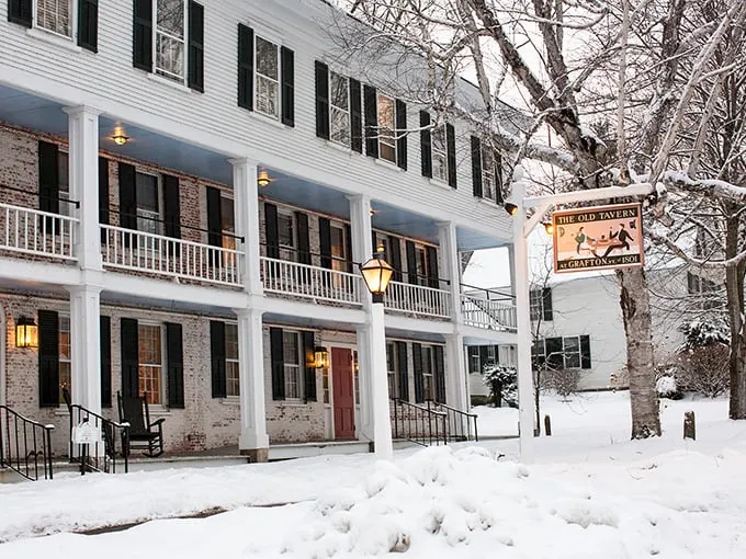 Grafton: Where time stands still, but holiday cheer is in full swing. This quintessential Vermont village sparkles with festive charm.