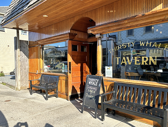 Land ho! The Thirsty Whale is the perfect port of call for road-weary travelers seeking coastal comfort.