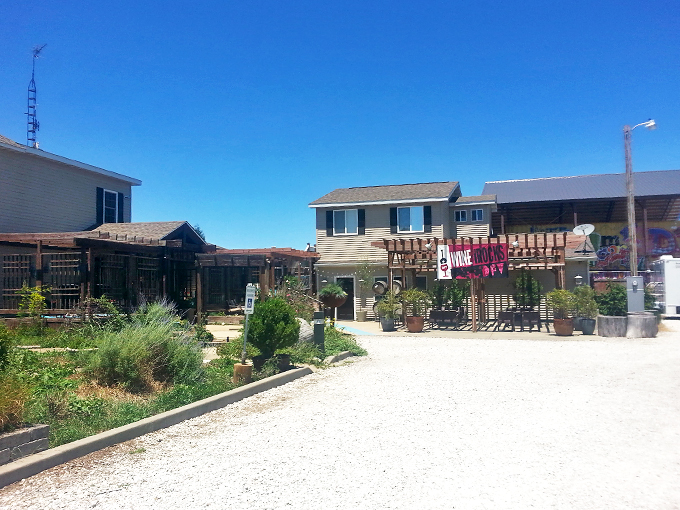 Pit stop upgrade! Trade truck stops for this trendy tasting room on your next cross-state adventure.