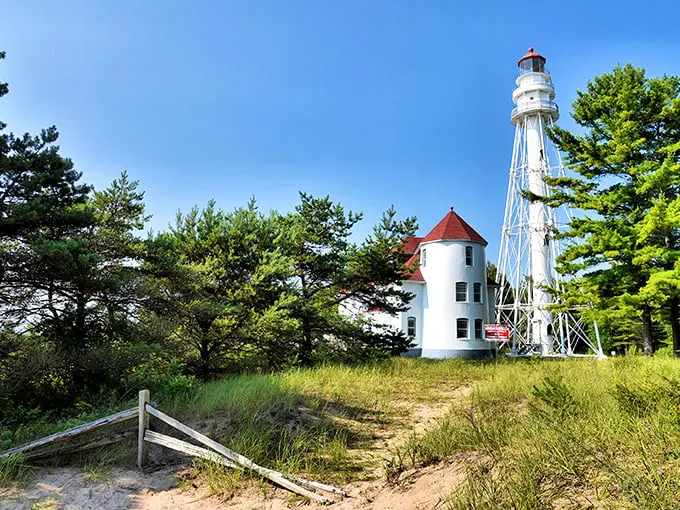 Is it a lighthouse or a robot in disguise? This unique design is more than meets the eye!