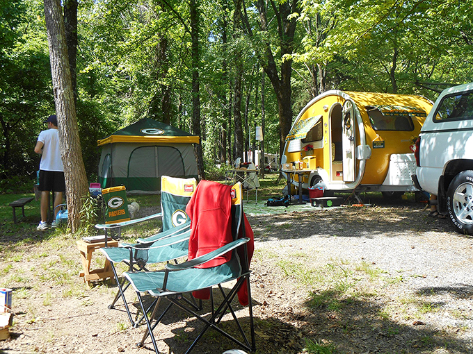 Camping: where you spend a small fortune to live like a homeless person. But with views like these, who needs room service?