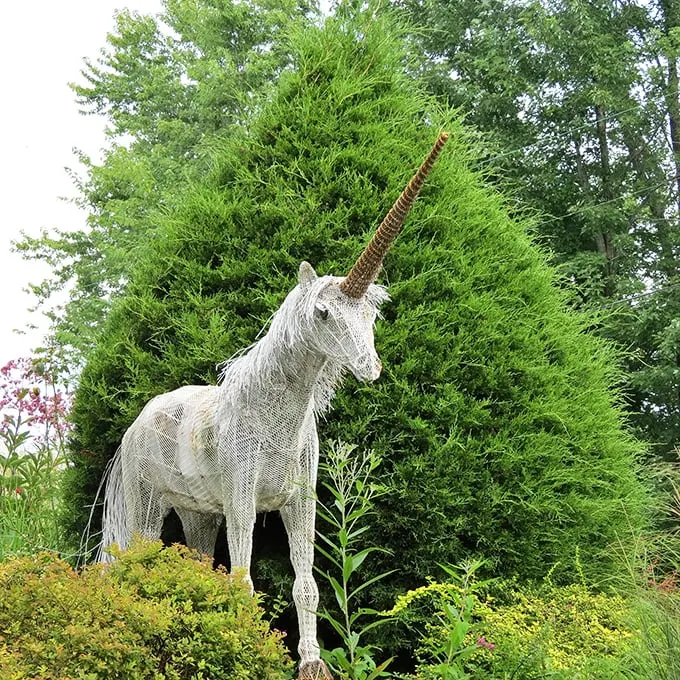 "Neigh-ver say never! This ethereal unicorn proves that even in Illinois, you can find a little magic if you know where to look."