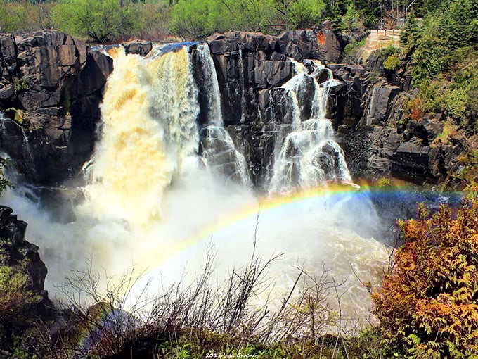 Grand Portage State Park: Where waterfalls dreams are made of! It's like Niagara Falls, but with 100% more Minnesota nice.