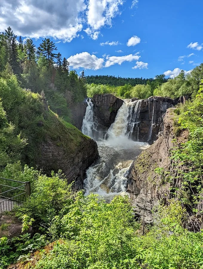 Mother Nature's own fireworks display! These falls at Grand Portage State Park are sure to make a splash in your travel memories.