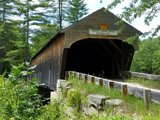 History you can touch! This wooden wonder has been sheltering travelers from the elements since 1857.