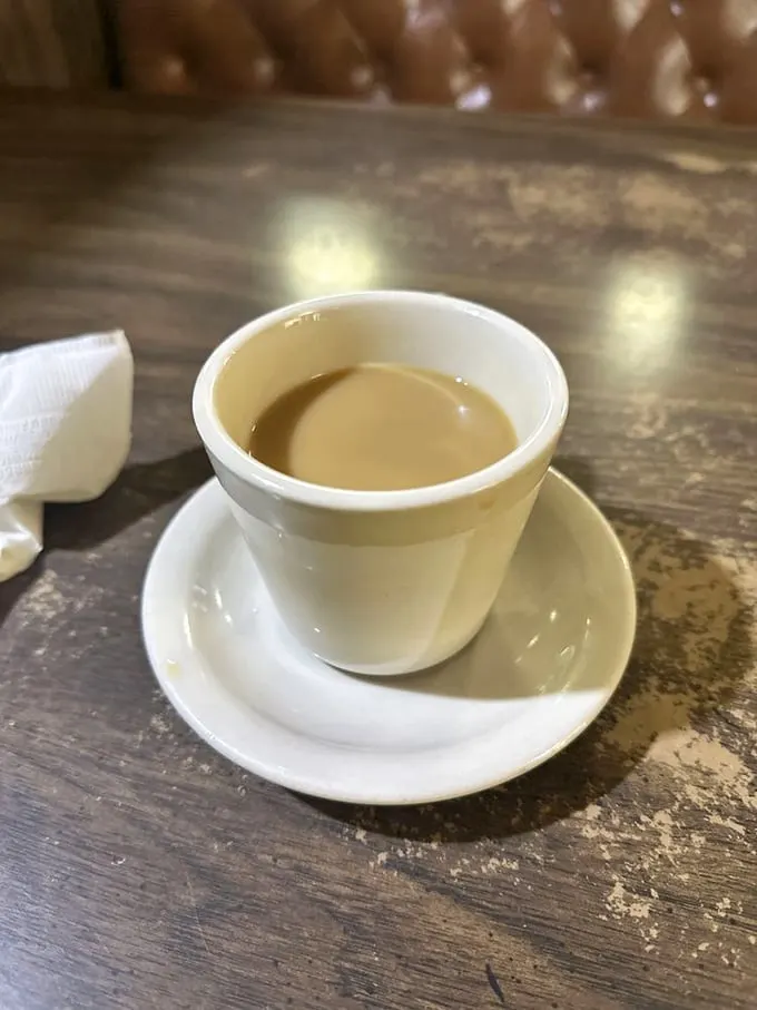 The elixir of life, diner-style. This cup of joe could jumpstart a car – or your day.