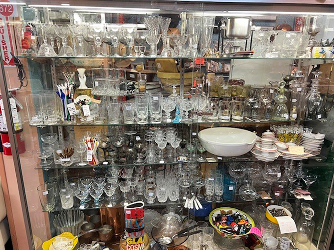 Crystal clear memories await in this glassware collection. From elegant champagne flutes to kitschy tiki mugs, there's a toast for every taste!
