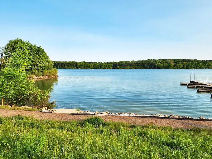 Road trip reward: Atwood Lake's crystal waters are nature's way of saying "You've arrived!"