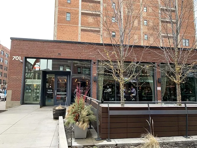 Industrial chic meets comfort classic. The Freehouse looks like a loft you'd want to live in… and eat in… forever.