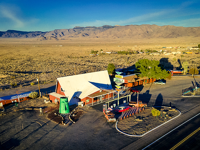 Green giant of the desert! Pull over for a photo op that's sure to be the talking point of your road trip album.