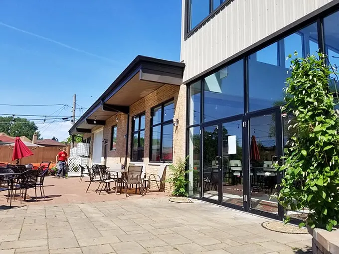 Windy City wine break! This urban oasis is the perfect pit stop on your Chicago adventure.