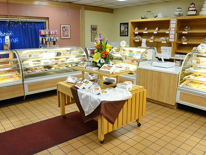 Feast your eyes on this panorama of pastry perfection. It's like a museum where you're encouraged to touch (and taste) the exhibits.
